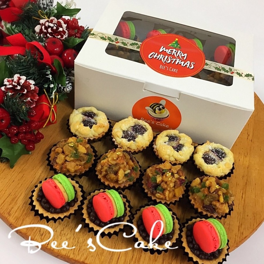 3 in 1 Gourmet Christmas Tarts Gift Box at $20.00 per Box | Bee's Cake ...