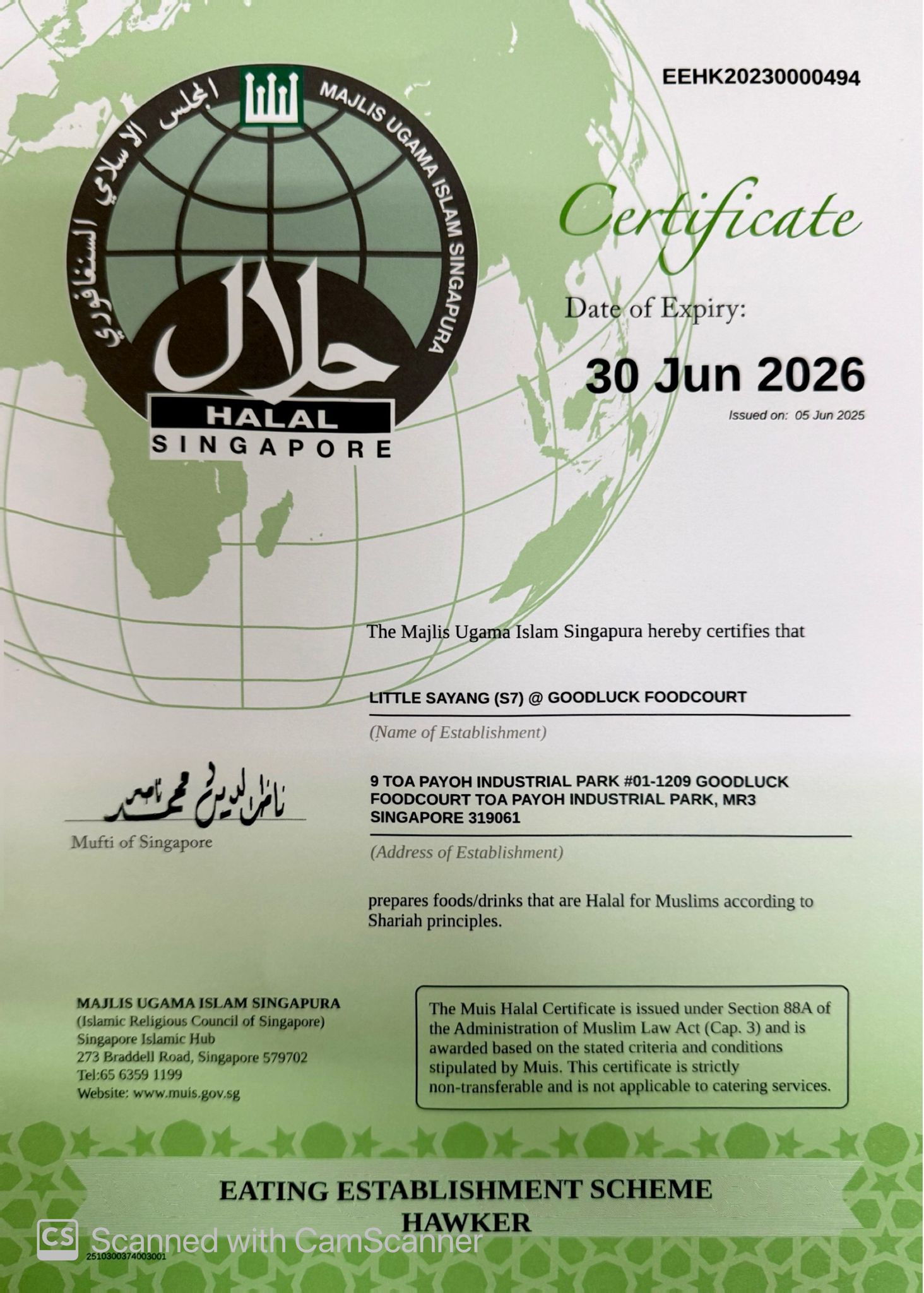 Little Sayang - Mini Buffet Menu